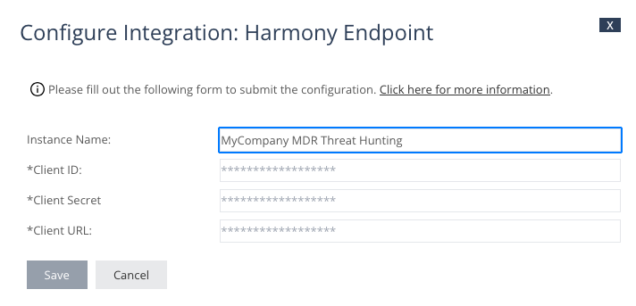 Setting up Harmony Endpoint Integration (Threat Hunting) – Check Point ...