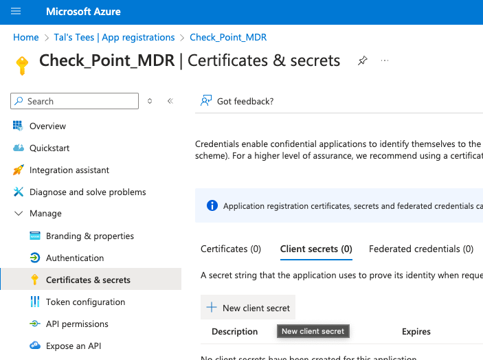 Setting up Microsoft Defender XDR – Check Point Software Technologies